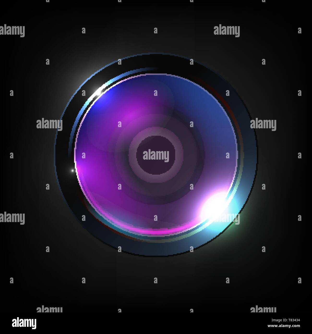 Realistic High Quality Photo Optical Lens Vector. Lens Used For Still ...