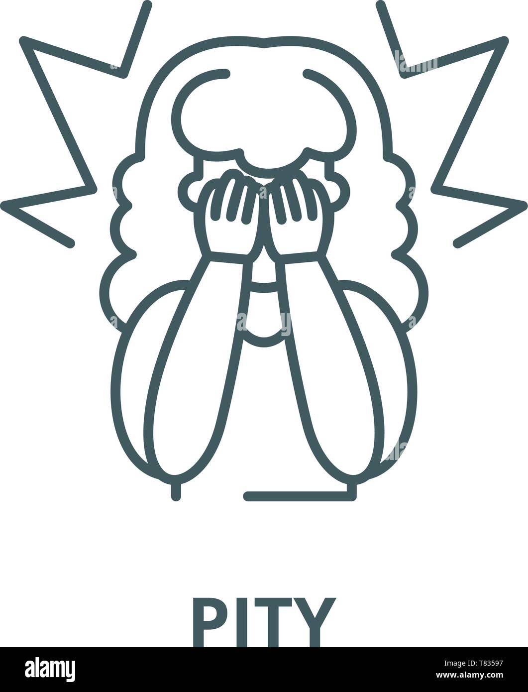 Pitiful expression Stock Vector Images - Alamy