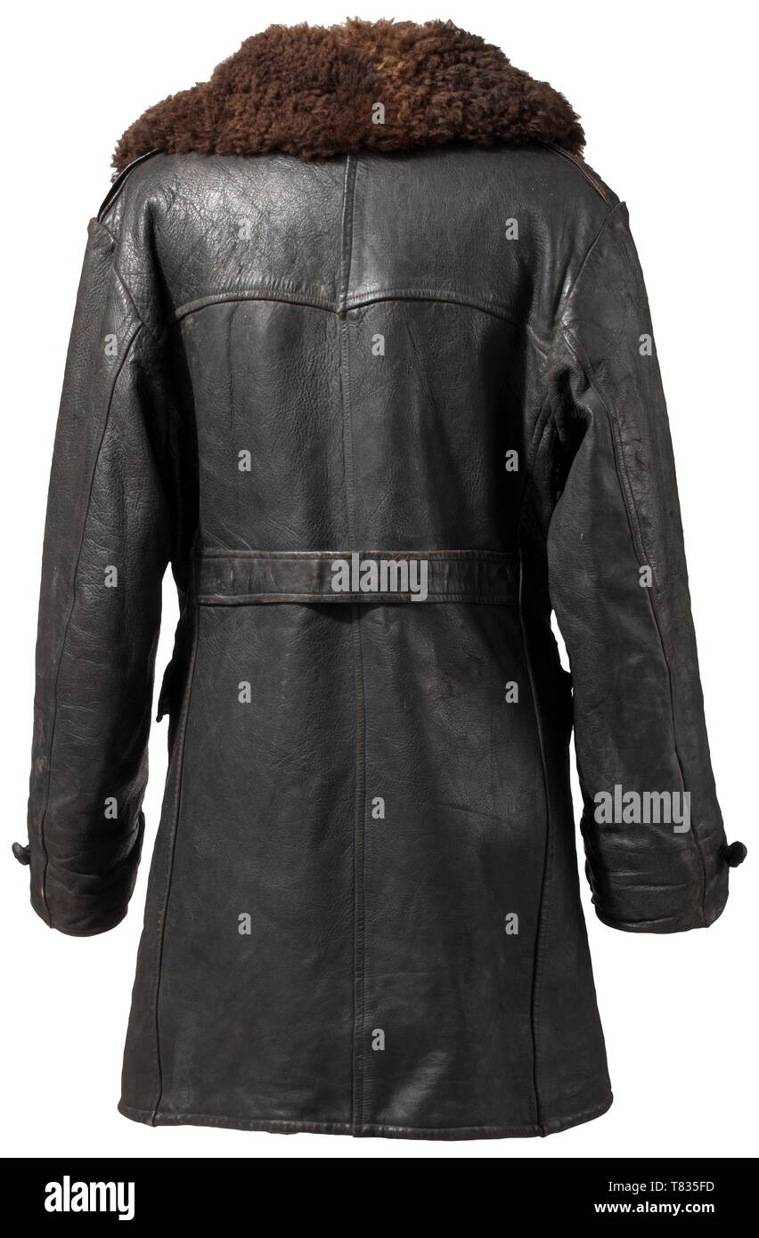 Special clothing of the German flying troops Three-quarter length dark ...
