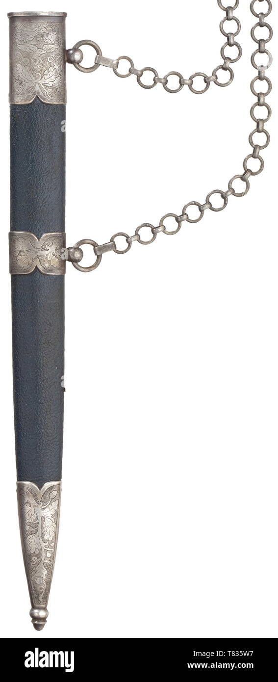 A pilot's dagger M 35, deluxe issue with Damascus blade Forged Damascus ...