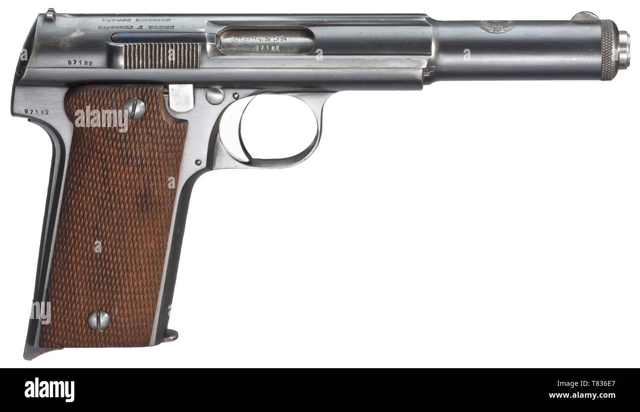 An Astra mod. 400 (1921), Wehrmacht Cal. 9 mm largo. No. 97182 ...