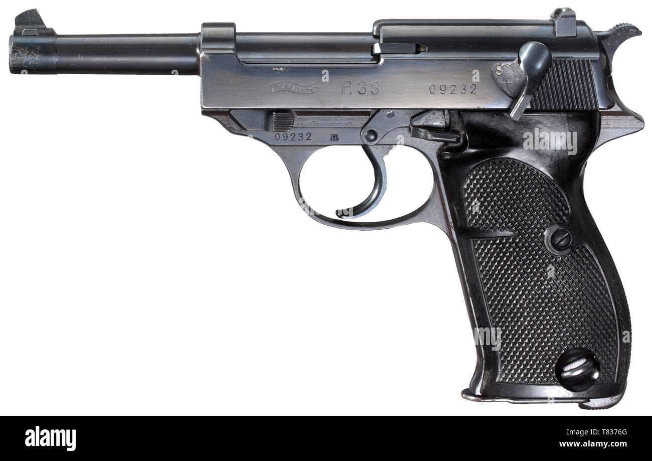 Walther P 38, "Null-Serie" So-called 4th model. Cal. 9 mm Parabellum ...