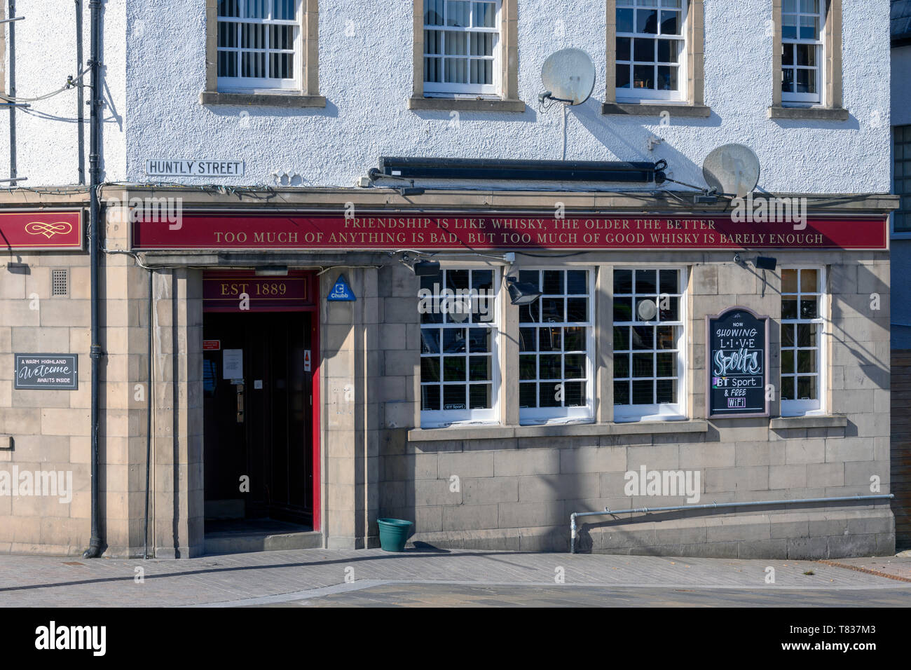 Glenalbyn public house, 2-4 Tomnahurich St., Inverness, Scotland, UK ...