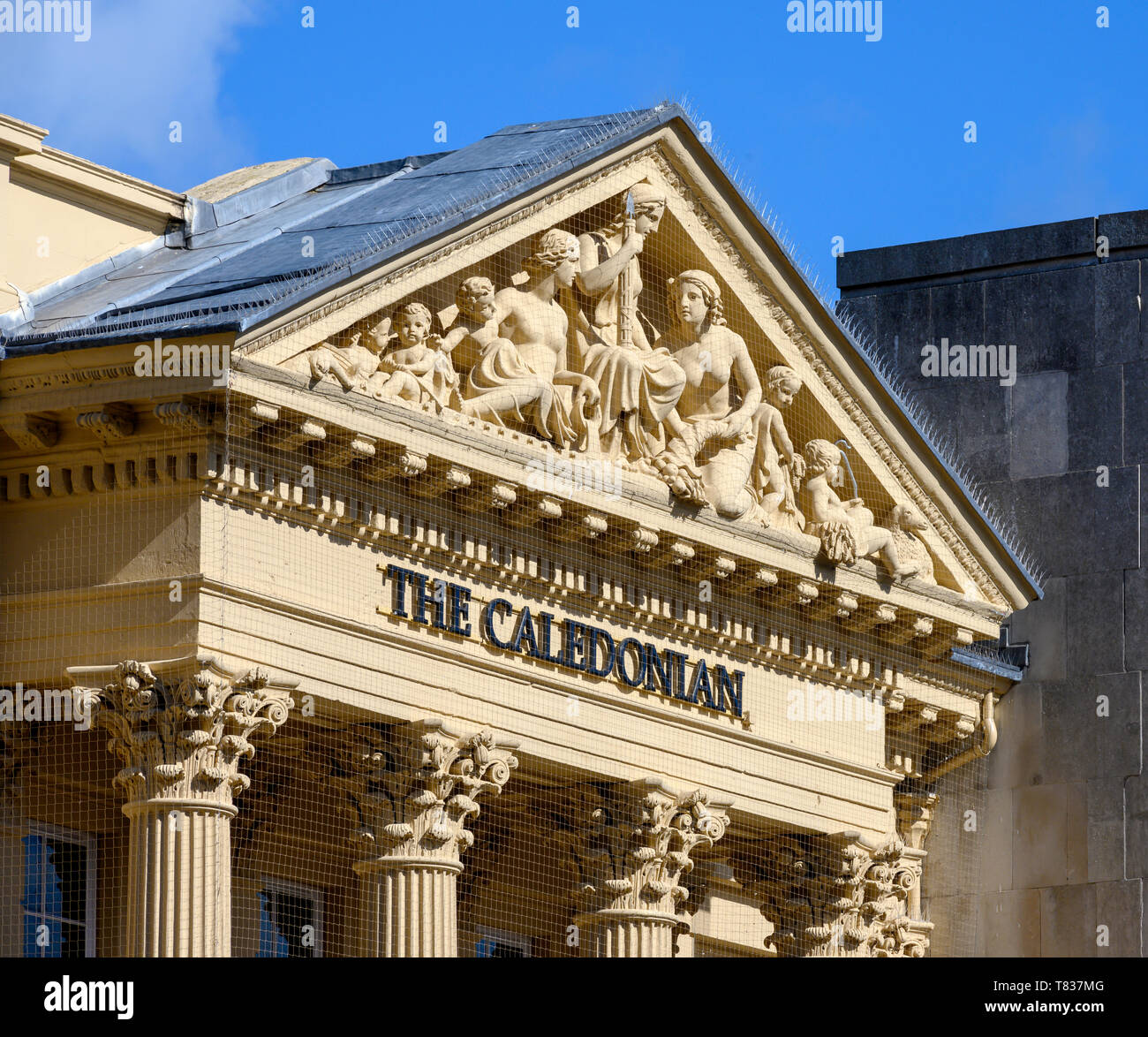 The façade of The Caledonian Building, High Street, Inverness ...