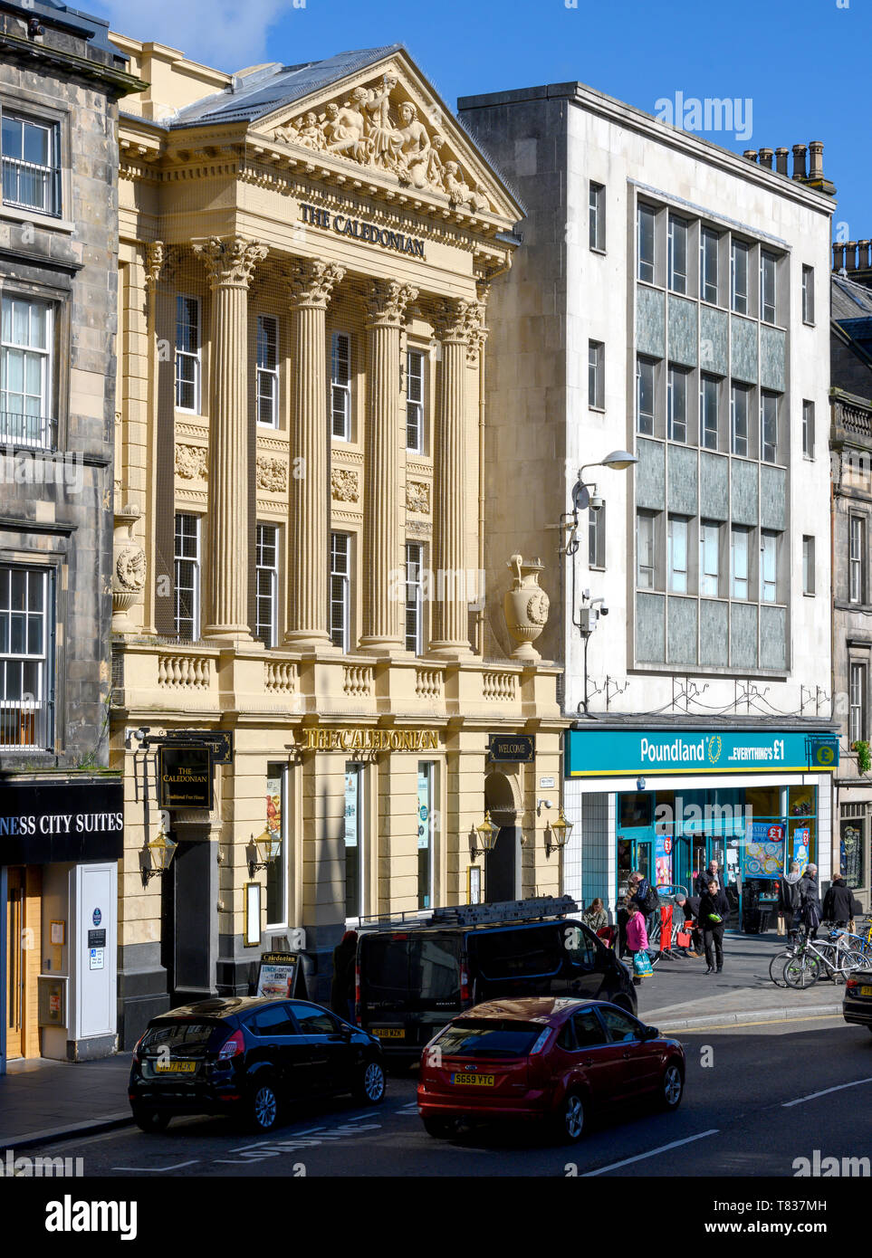 The Caledonian Building, High Street, Inverness, Highlands, Scotland ...
