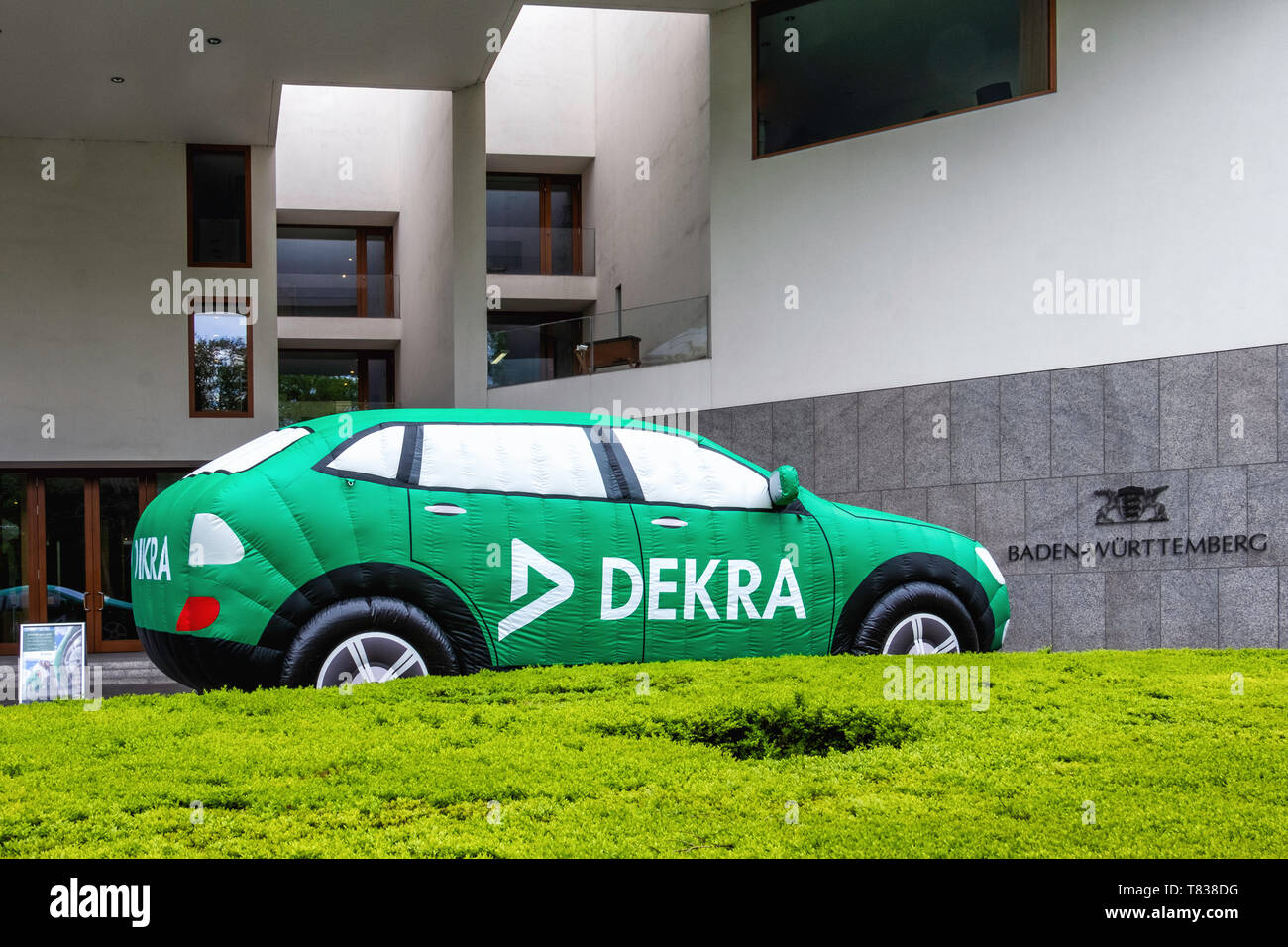 Germany, Berlin-Tiergarten. 9th May 2019.. DEKRA vehicle inspection ...