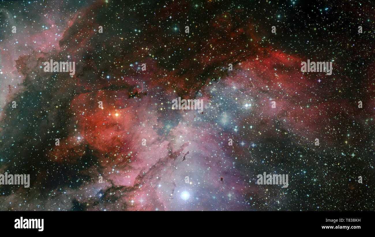 Galaxy and nebula in outer space. Elements of this image furnished by ...