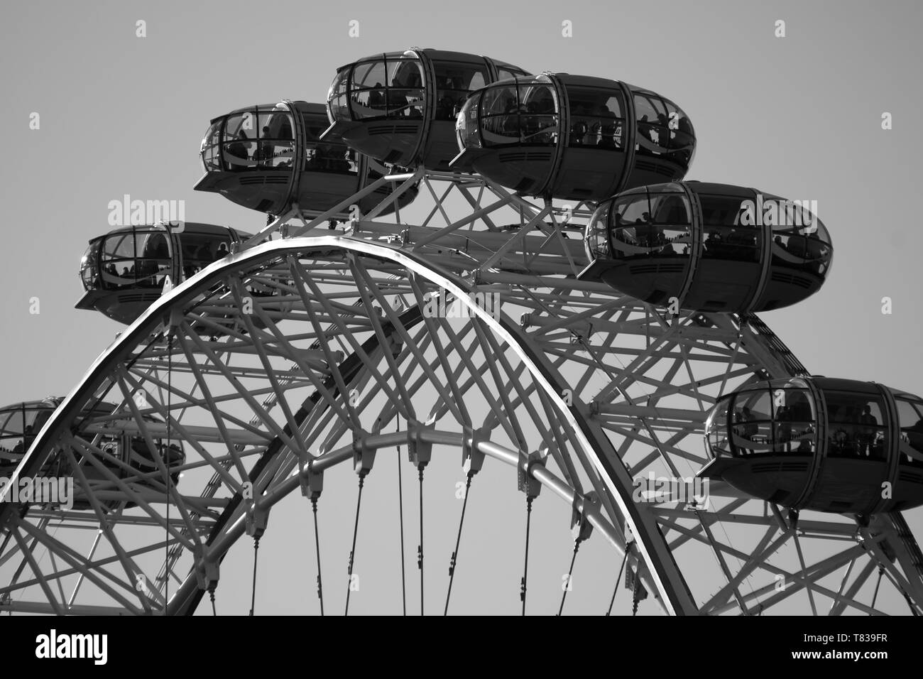 Structure of the London Eye Stock Photo - Alamy