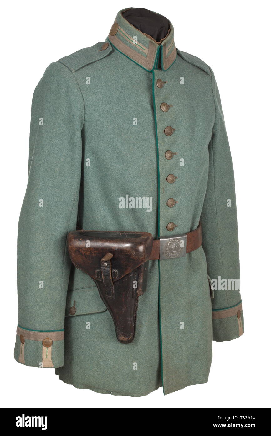 A tunic M 15 for a sergeant in the Prussian Guard Jäger Battalion Depot ...