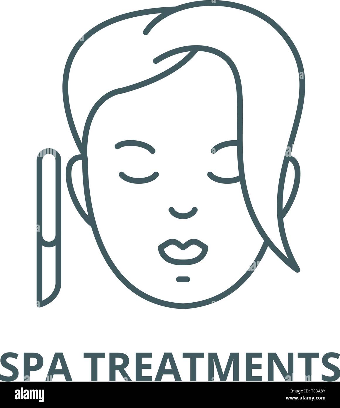 Woman aromatherapy oil bath Stock Vector Images - Alamy