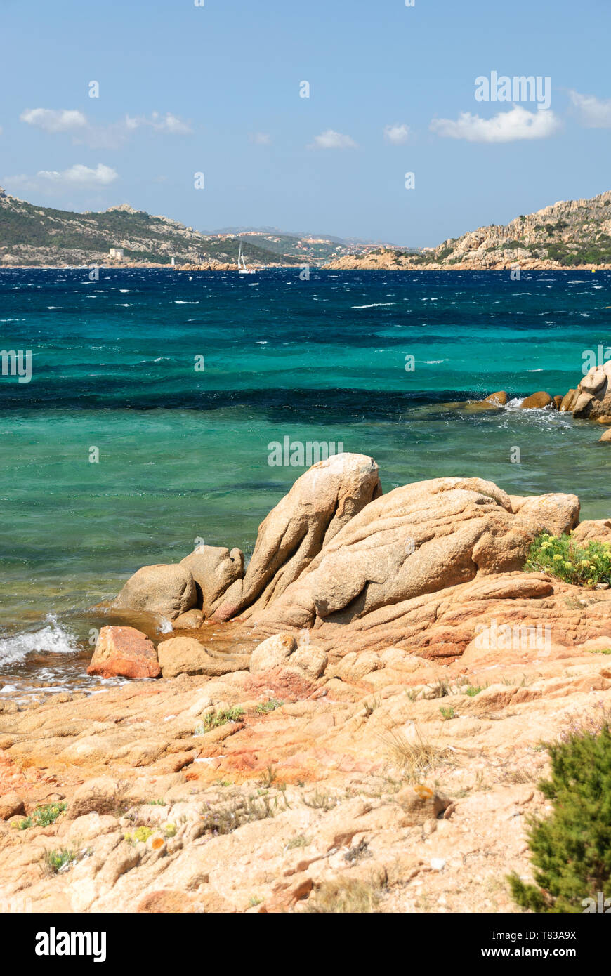 sea on the island of Caprera in Sardinia in Italy Stock Photo - Alamy