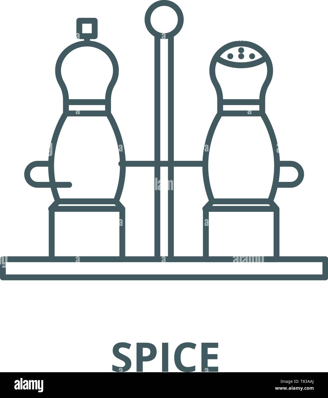Spice vector line icon, linear concept, outline sign, symbol Stock ...
