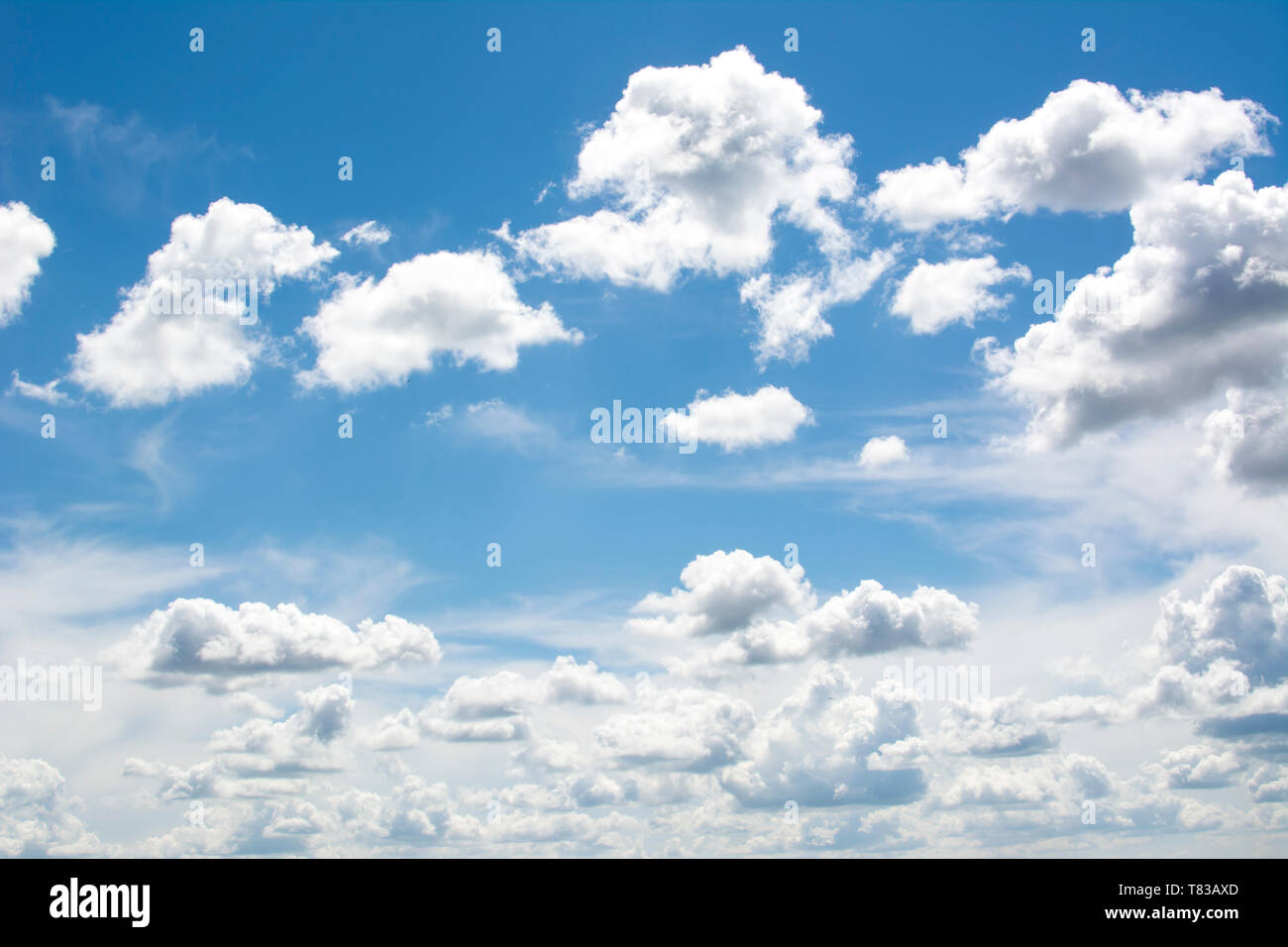 Blue sky and clouds sky, sky background with tiny clouds, Strom clouds Stock Photo - Alamy