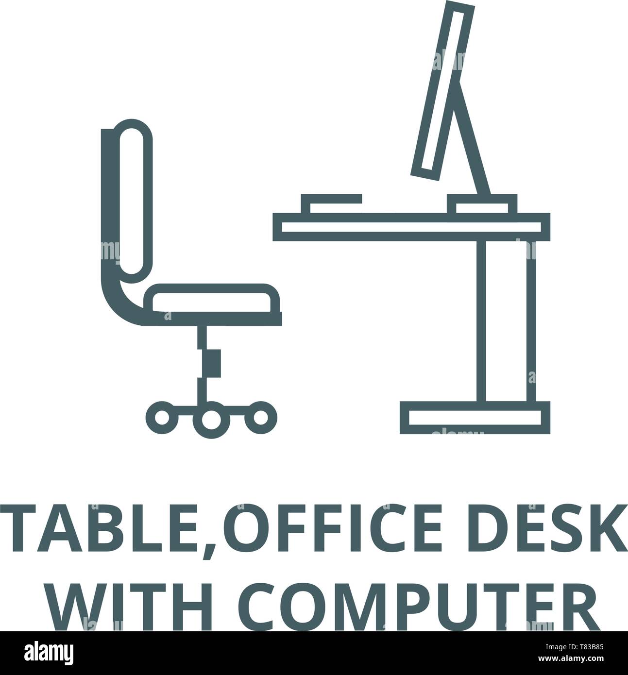 Keyboard side view Stock Vector Images - Alamy