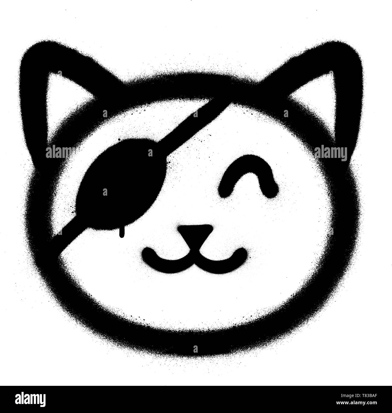 Grafitti cat Stock Vector Images - Alamy