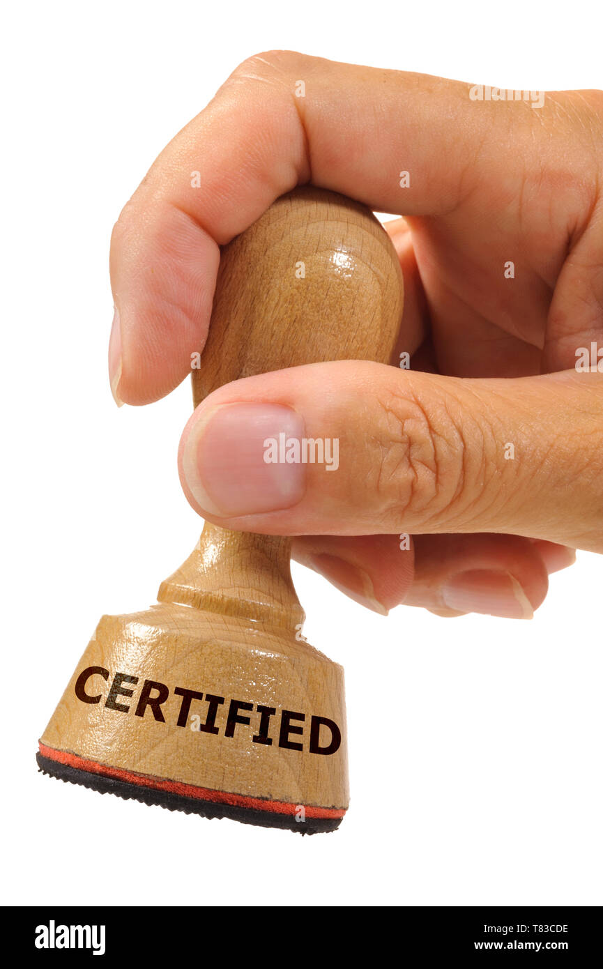 Authorised Stamp High Resolution Stock Photography and Images - Alamy