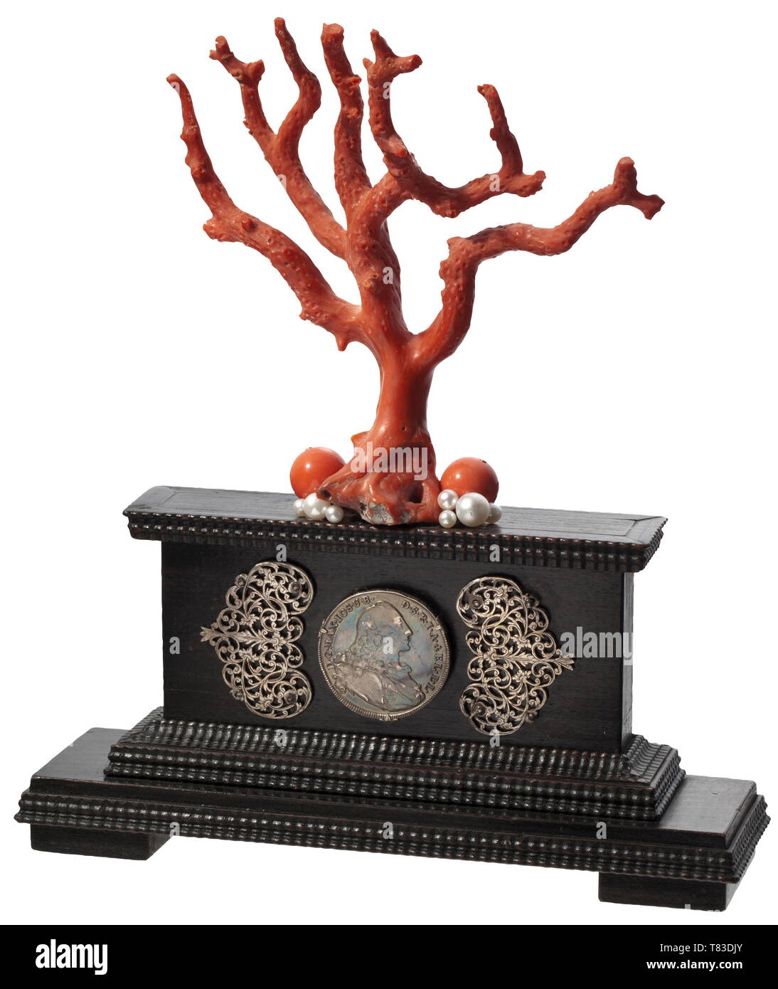 A large German coral tree 19th century. Beautifully grown, robust ...