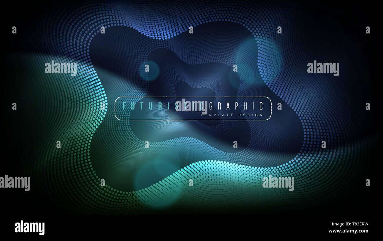 Futuristic Art Template Background in Vector Stock Vector Image & Art ...