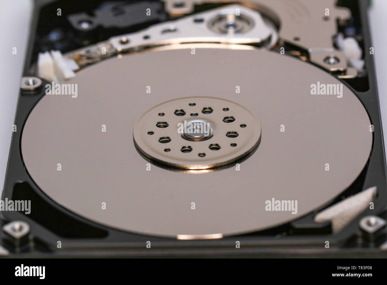 Computer - Open external hard drive is repaired Stock Photo - Alamy