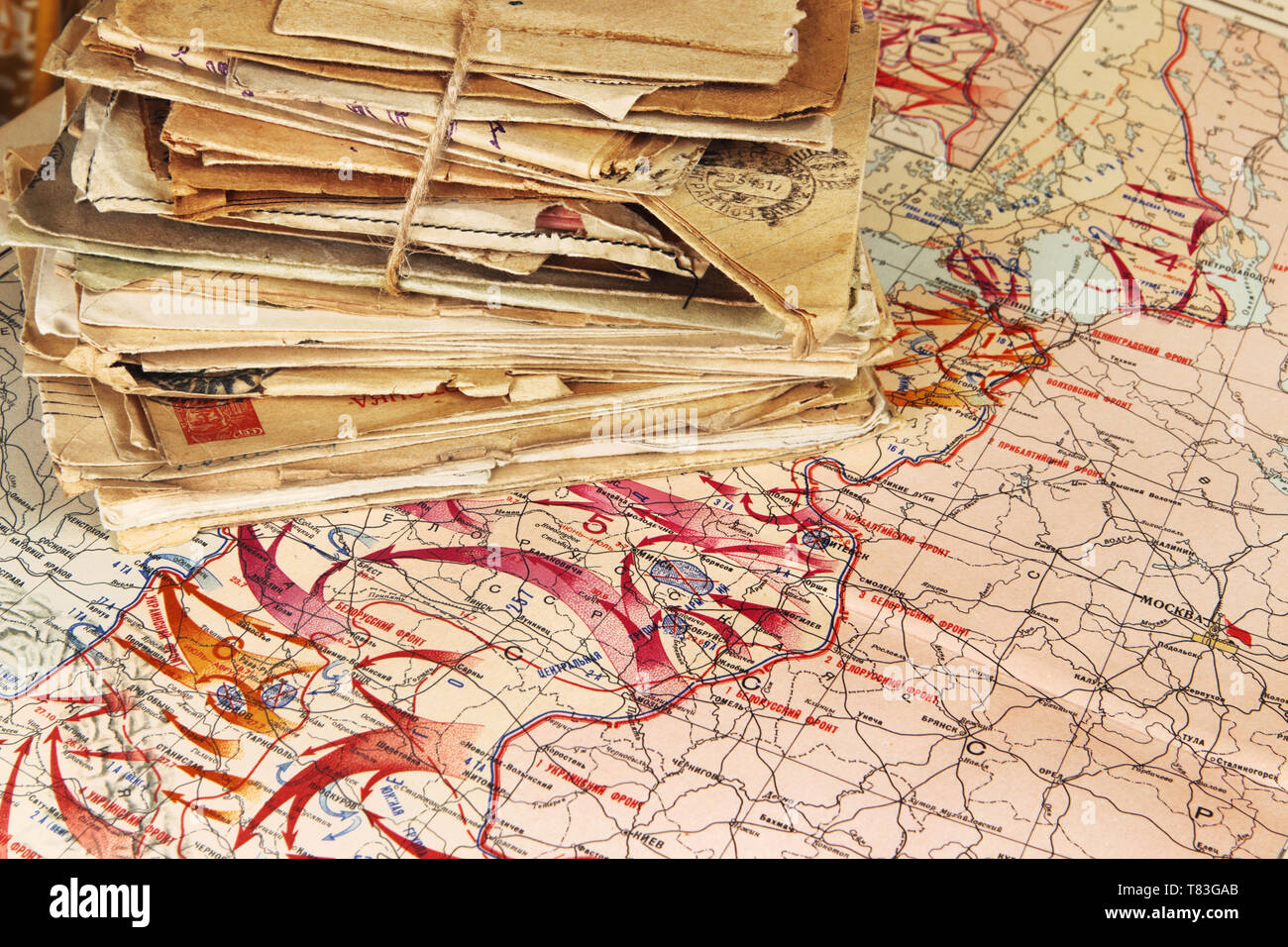 Vintage military map hi-res stock photography and images - Alamy