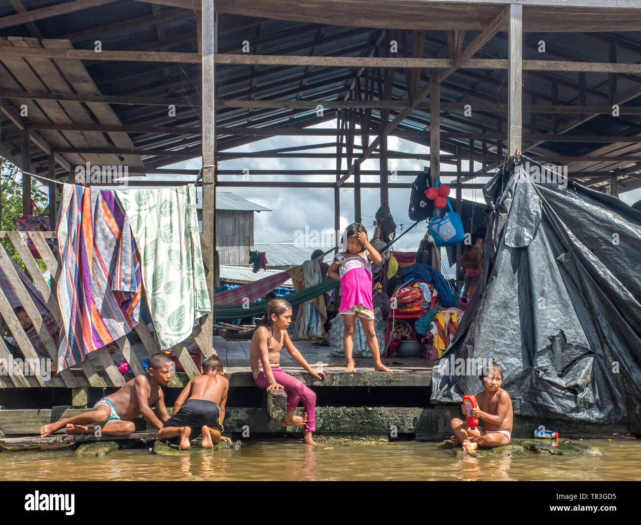 Food children peru hi-res stock photography and images - Alamy