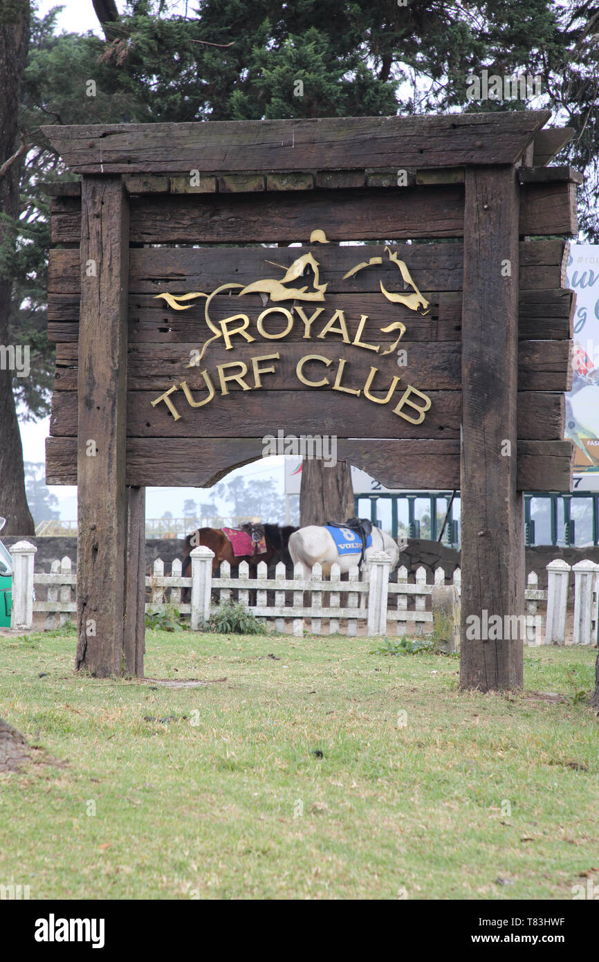 the royal turf club horse racing track in nuwara eliya sri lanka Stock ...