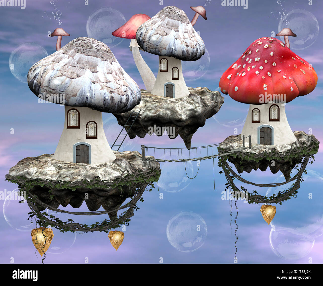 Fantasy town hi-res stock photography and images - Alamy