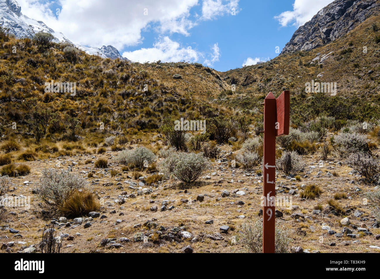 Signboard national park peru hi-res stock photography and images - Alamy