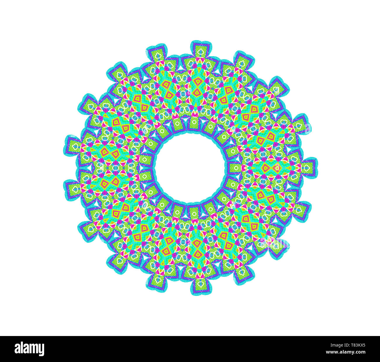 Bright abstract radial pattern on white background Stock Photo - Alamy