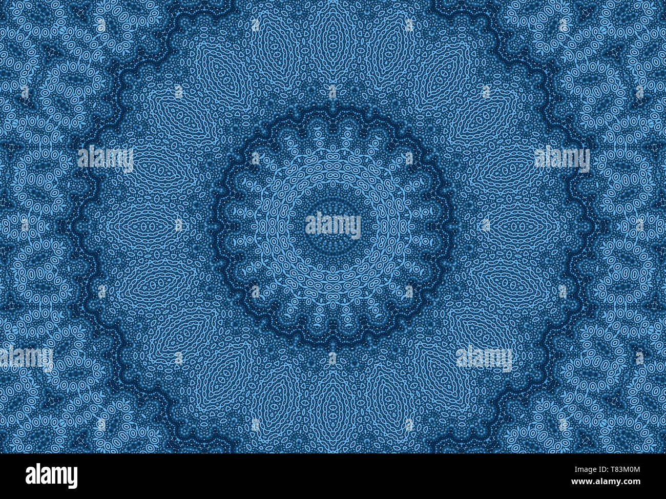 Background with blue abstract radial pattern Stock Photo - Alamy