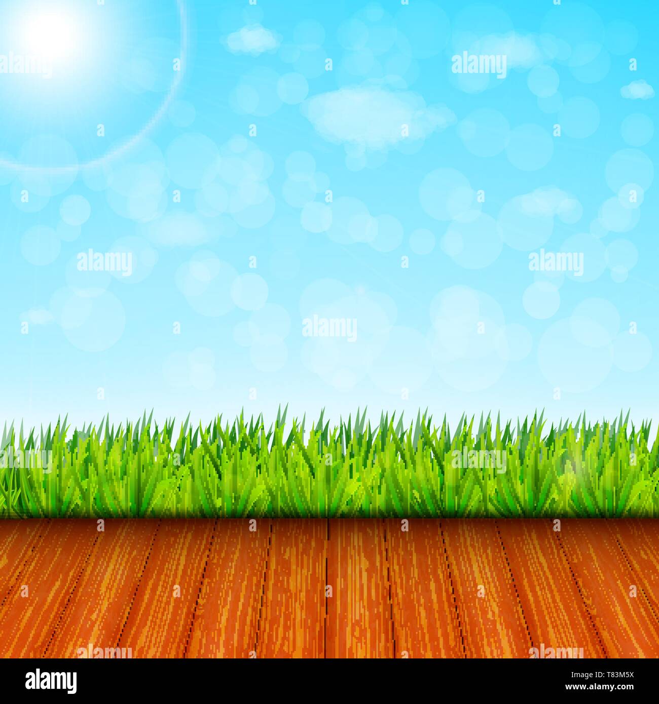 Green garden background vector Stock Vector Image & Art - Alamy