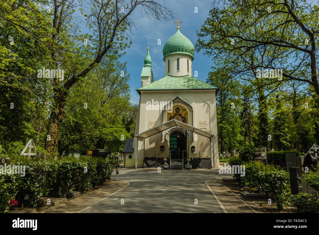 Prague, Czech Republic - May 8 2019: Orthodox church, the Sanctuary of ...