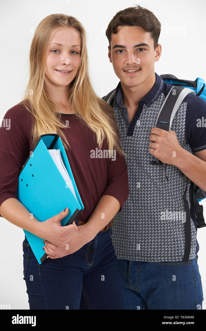 Student couple hi-res stock photography and images - Alamy