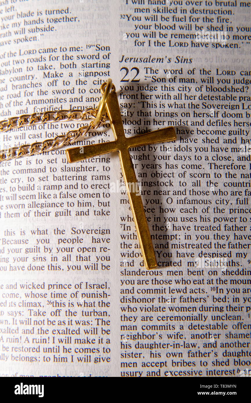 The Holy Bible Stock Photo - Alamy