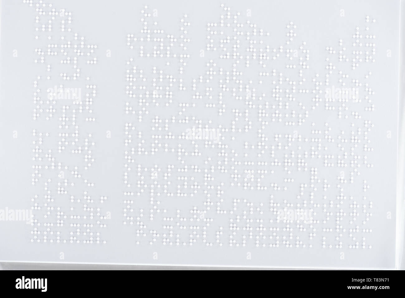 Braille alphabet wallpaper hi-res stock photography and images - Alamy