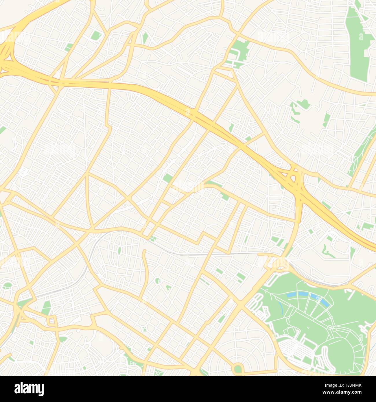 Printable map of Irakleio, Greece with main and secondary roads and ...