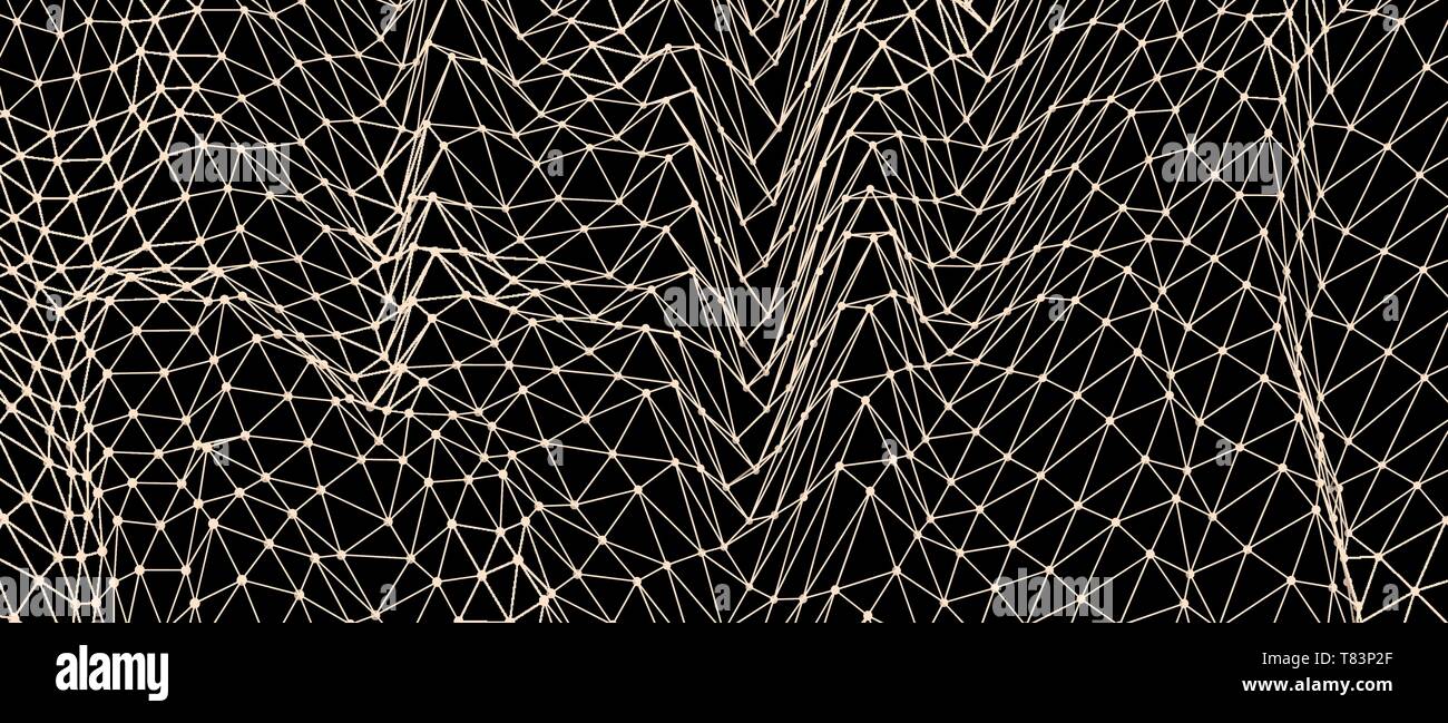 Abstract science or technology background. Graphic design. Network ...
