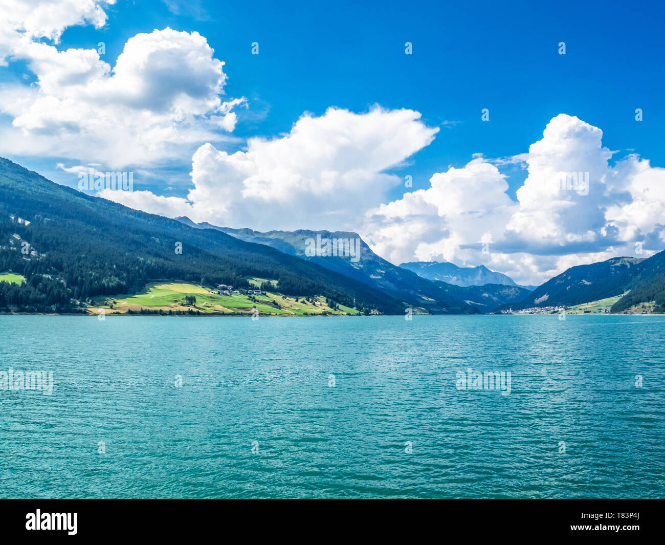 Lake Reschen, Italy High Resolution Stock Photography and Images - Alamy