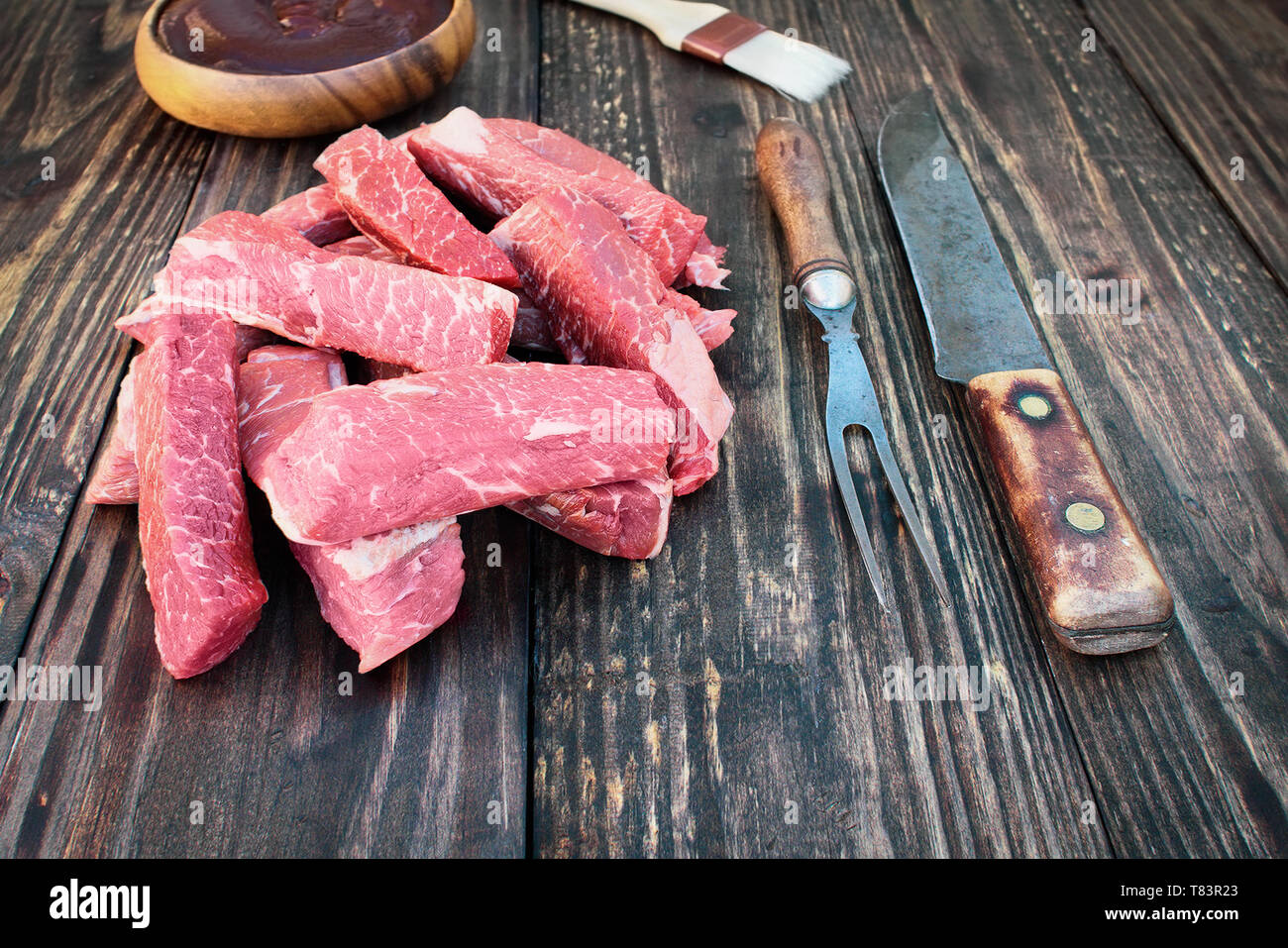 Rib of beef overhead hi-res stock photography and images - Alamy