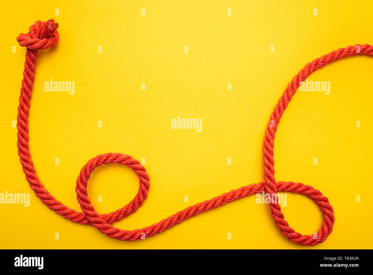 Curled ropes hi-res stock photography and images - Alamy