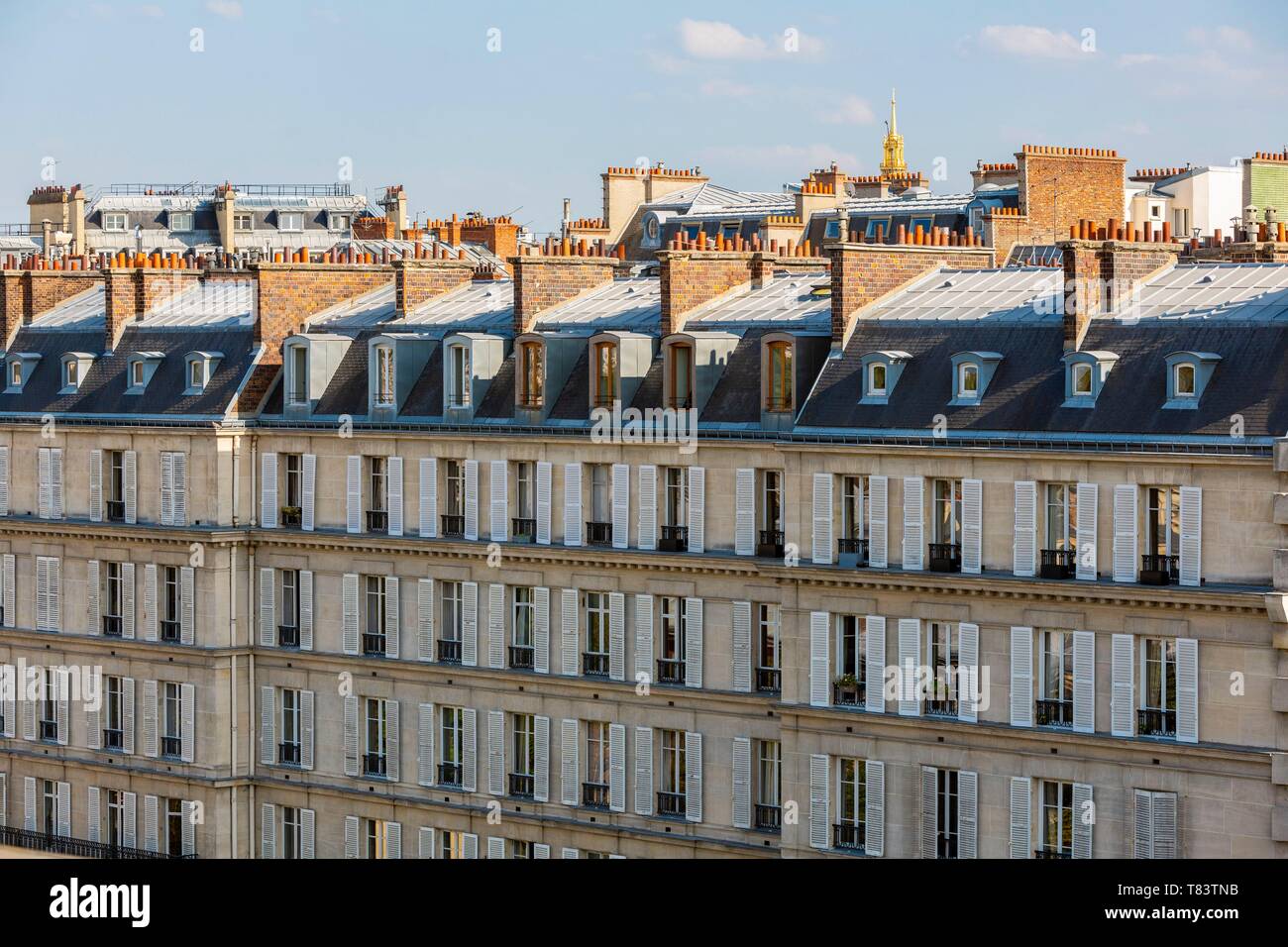 France, Paris, Haussmann buildings Stock Photo - Alamy