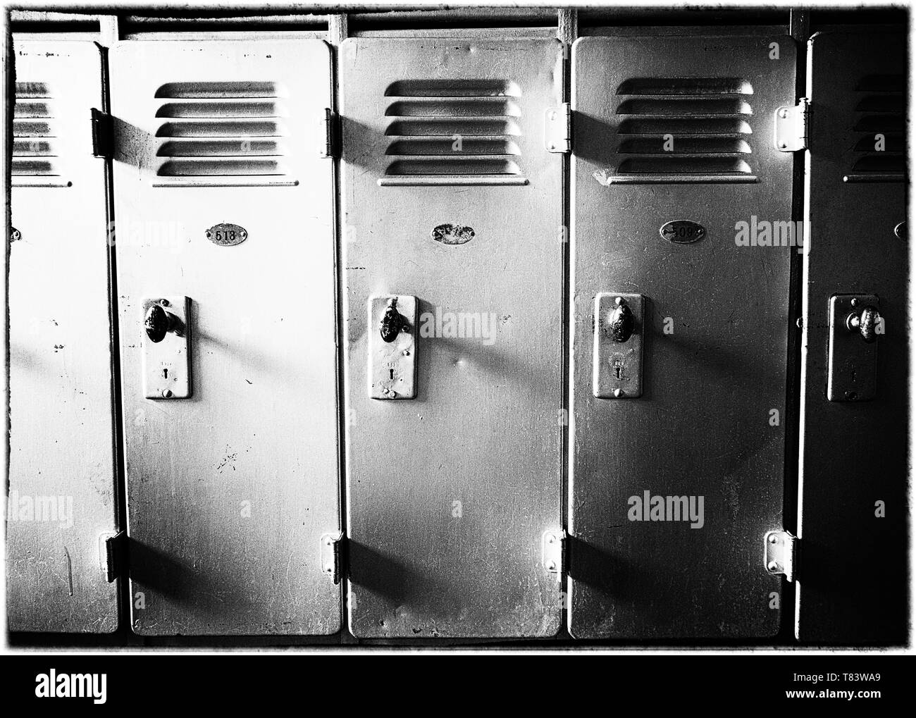 Miner lockers hi-res stock photography and images - Alamy