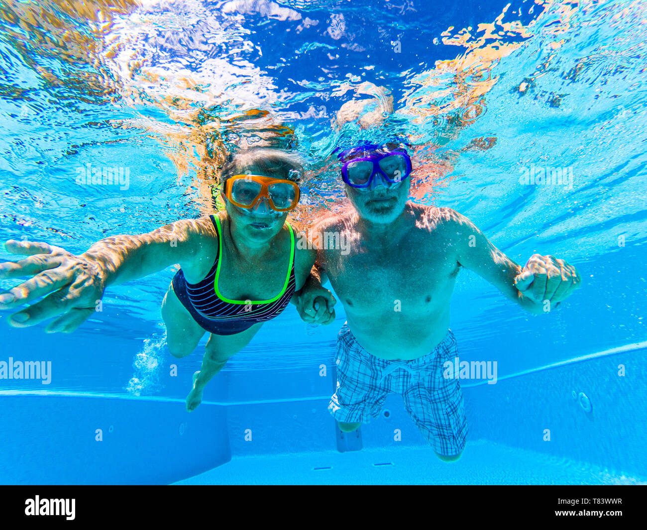 Silver Hair Couple High Resolution Stock Photography and Images - Alamy