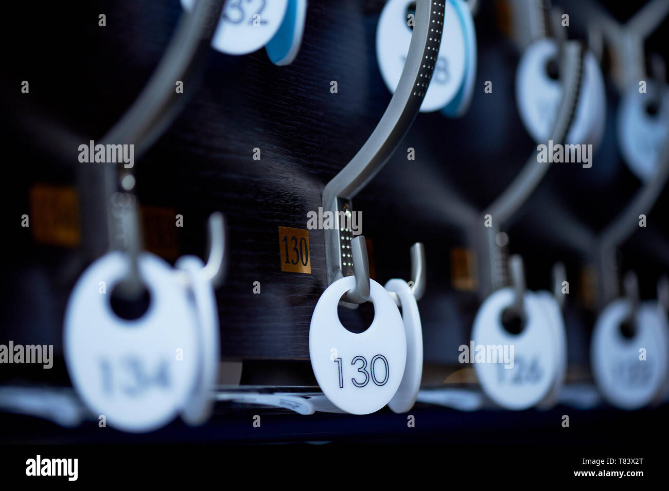 Cloakroom number hi-res stock photography and images - Alamy