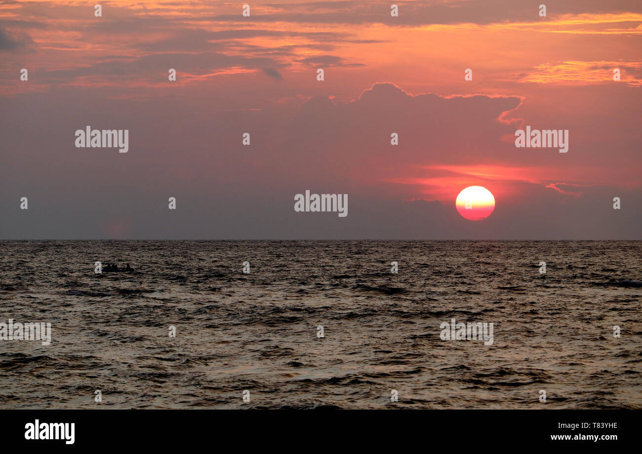 Sunset Point Landscape View Stock Photo - Alamy