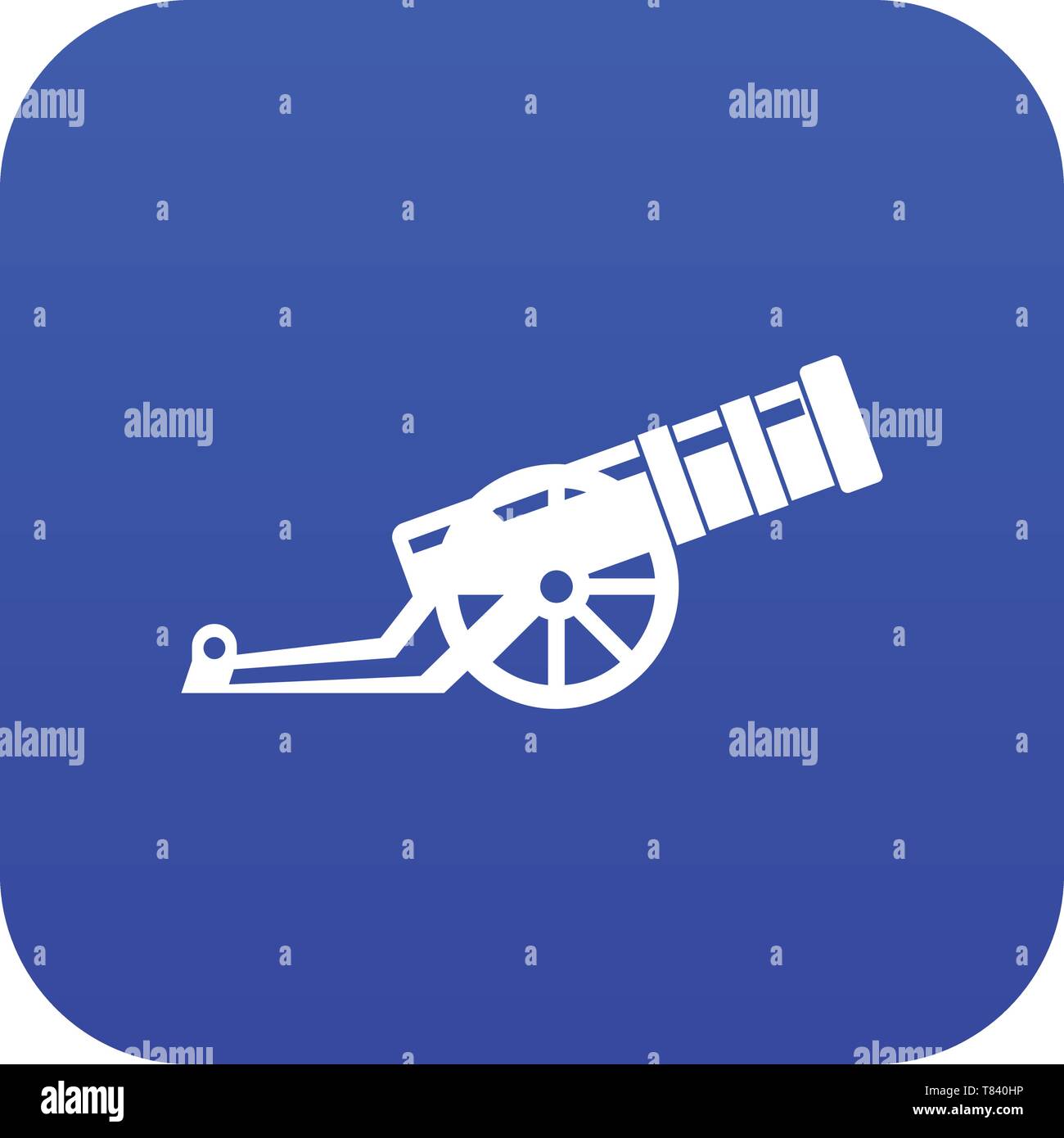 Cannon icon digital blue Stock Vector Image & Art - Alamy