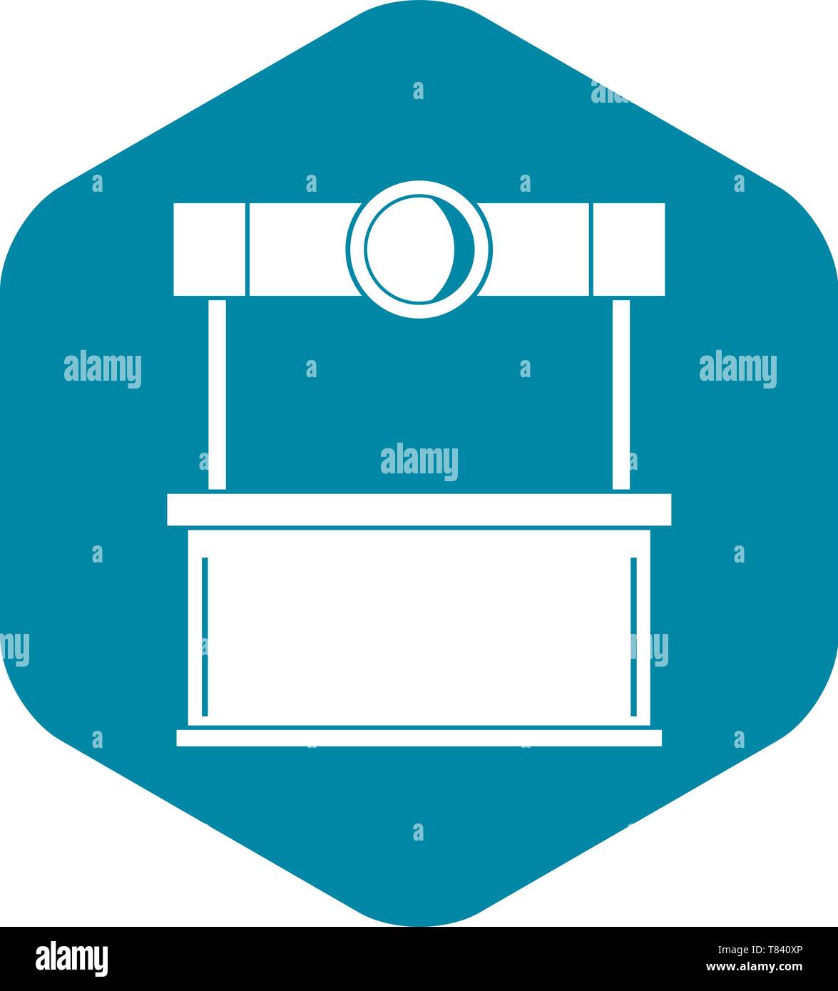 Shopping counter icon, simple style Stock Vector Image & Art - Alamy