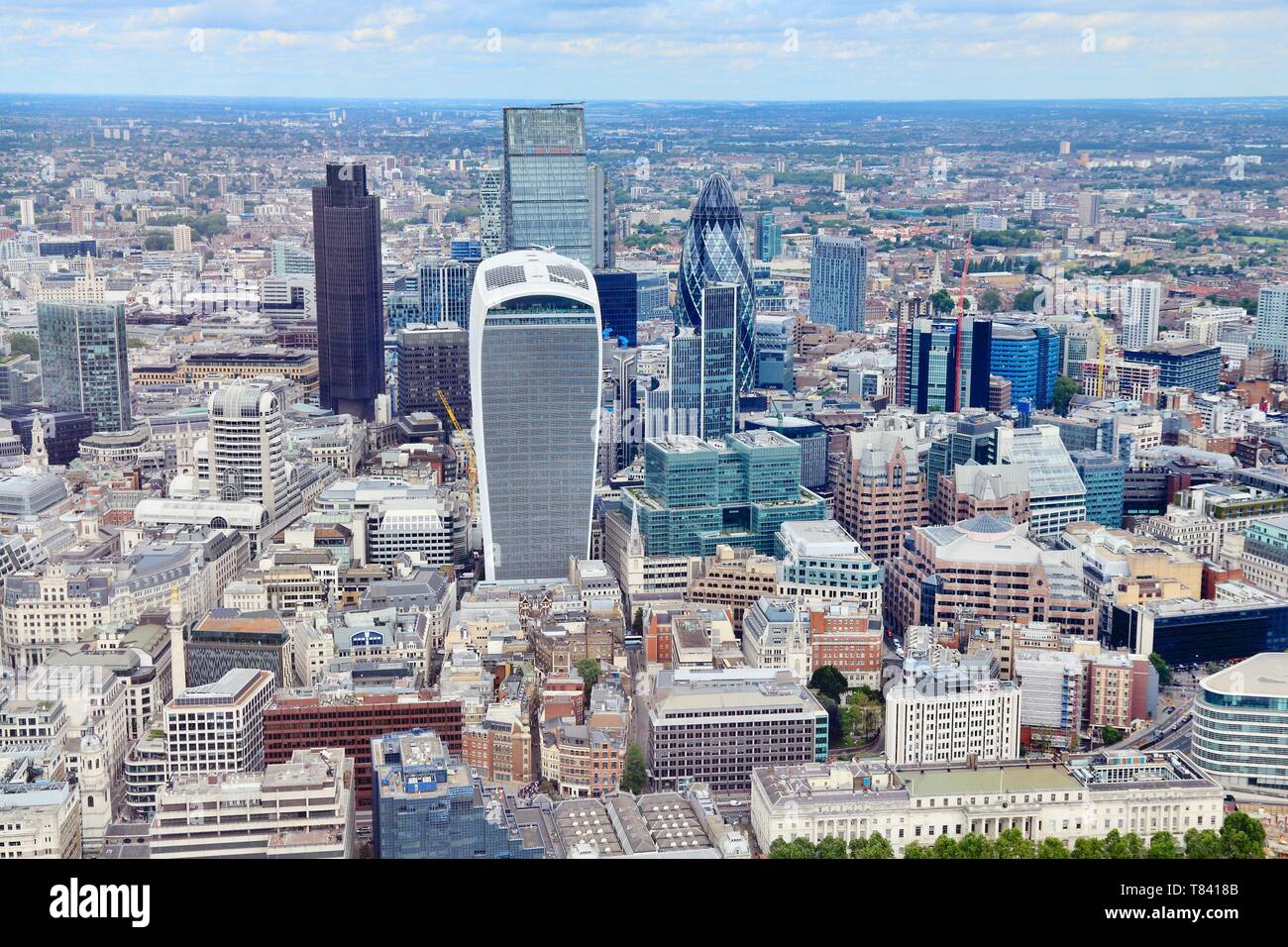 City of London skyline - capital city of the UK Stock Photo - Alamy