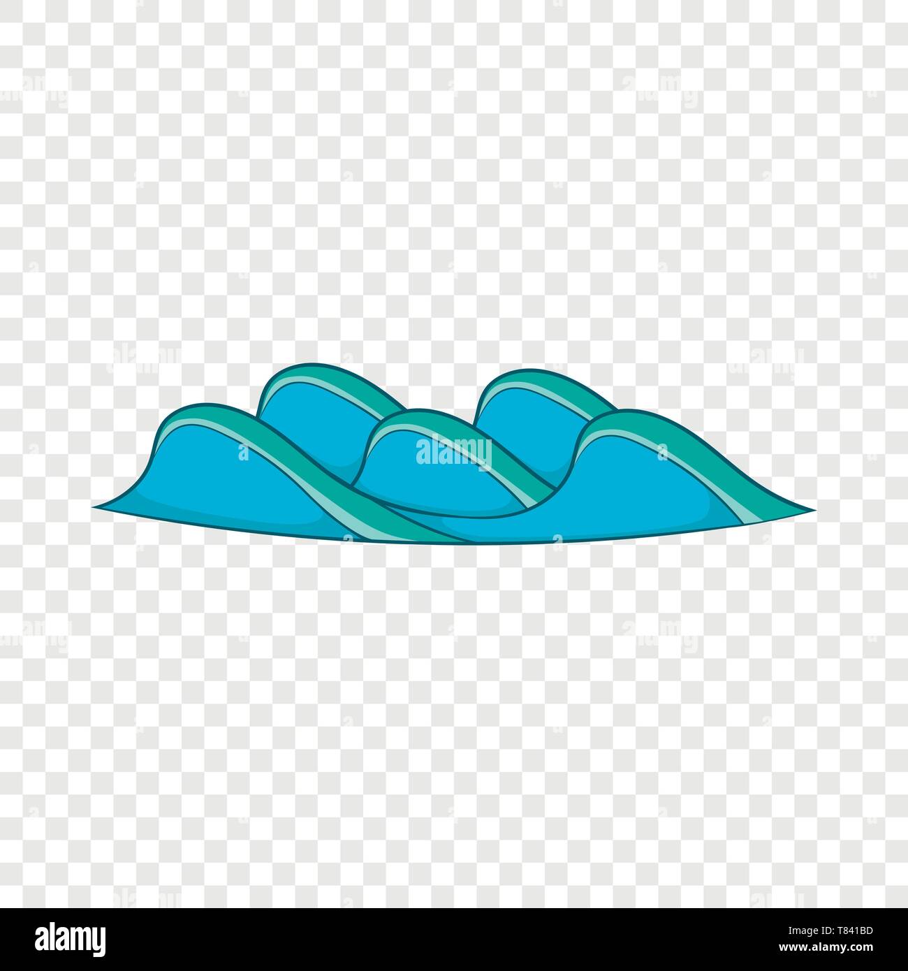 Small sea wave icon, cartoon style Stock Vector Image & Art - Alamy