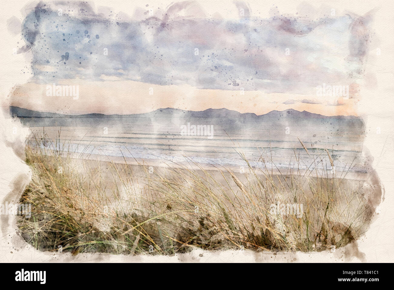 Watercolour effect from a photograph of Stock Photo - Alamy